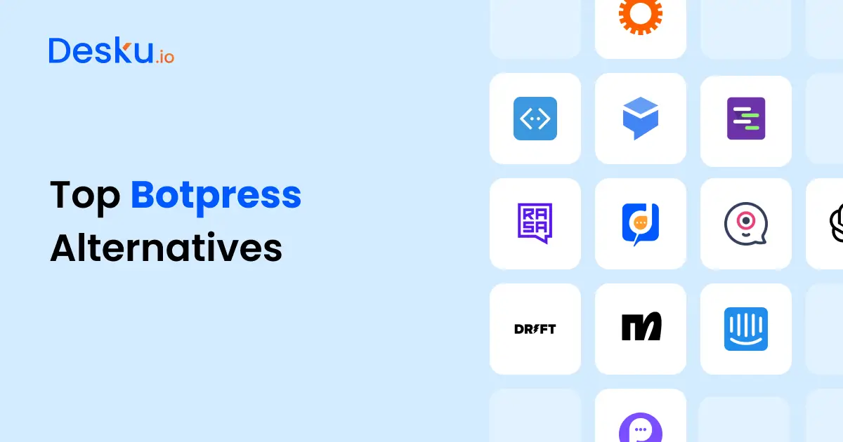 Top 12 Botpress Alternatives & Competitors In 2025